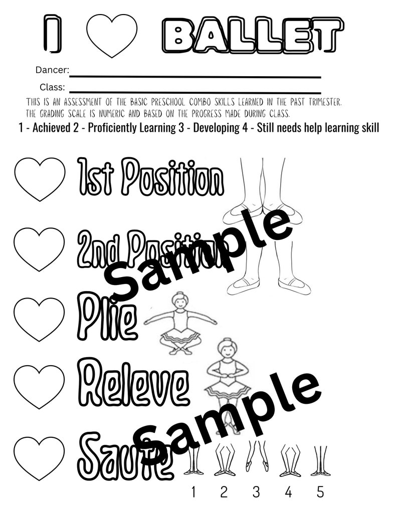 Preschool Dance Bundle - Etsy