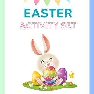 Printable Easter Activity Pack for Kids | 20+ Fun Pages | Coloring ...
