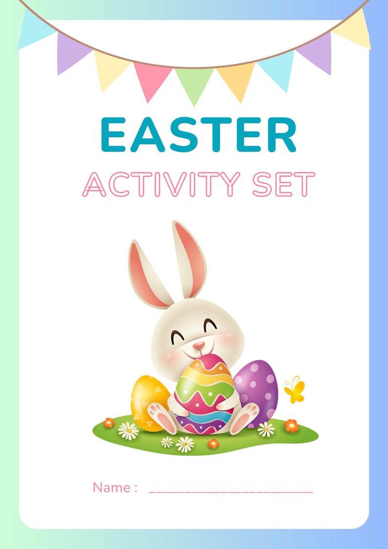Printable Easter Activity Pack for Kids | 20+ Fun Pages | Coloring ...