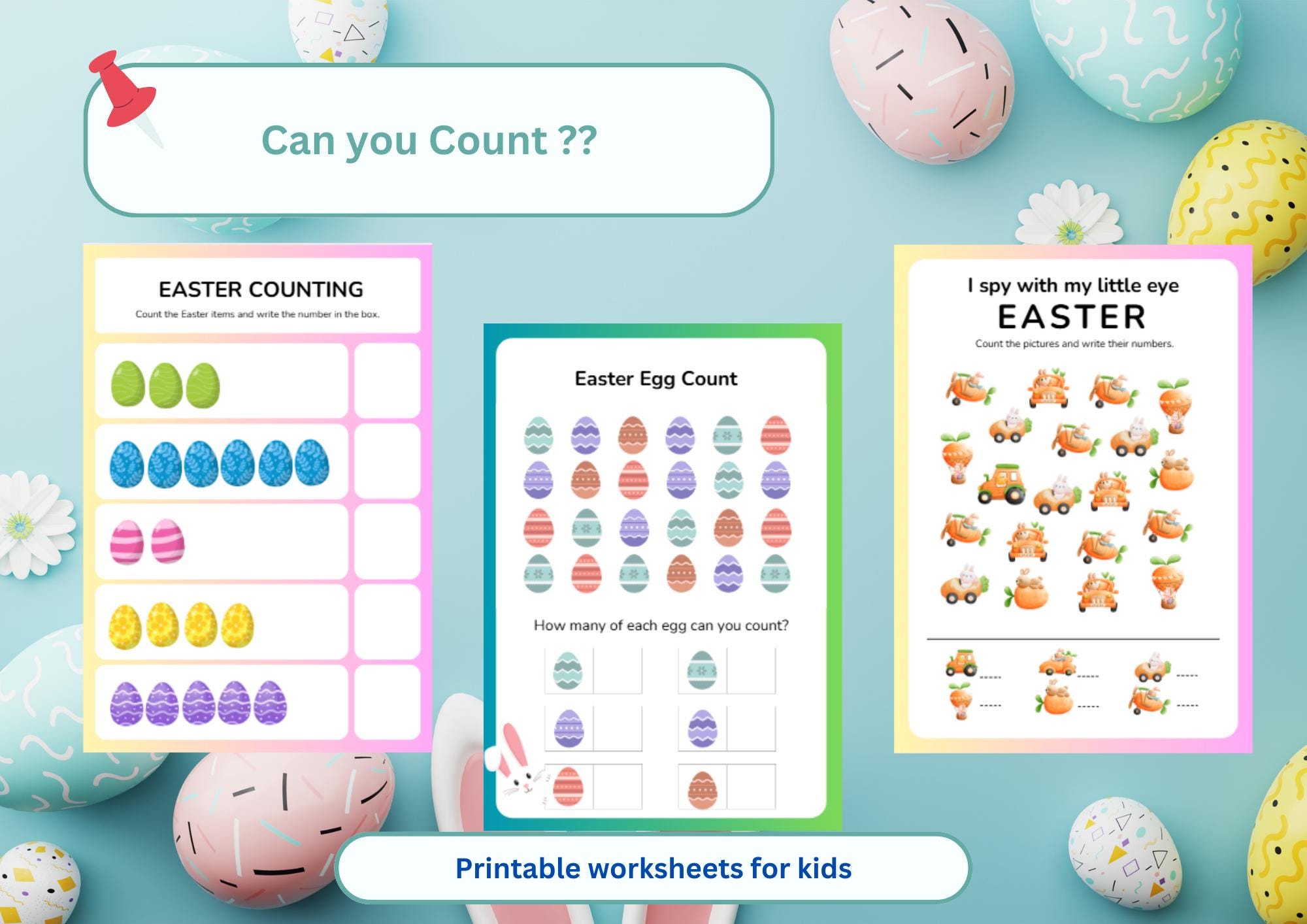 Printable Easter Activity Pack for Kids | 20+ Fun Pages | Coloring ...