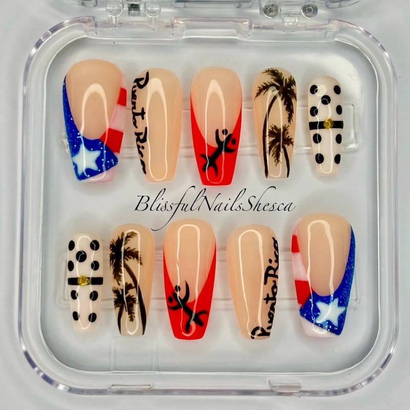 Flag Nail Art - Etsy
