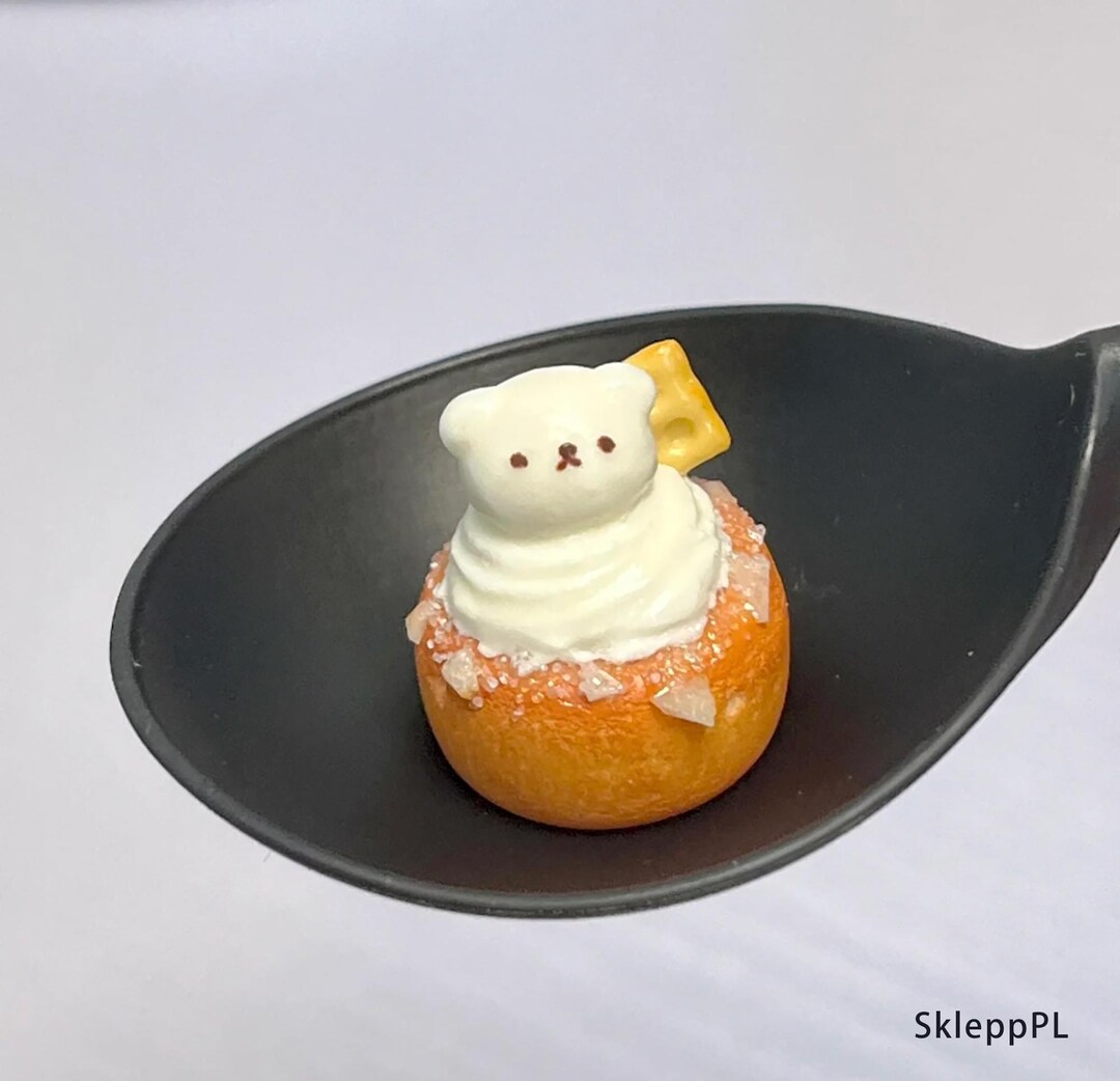 Mini Bear Puffs Handmade 1:12 Miniature Food Miniature Dollhouse ...