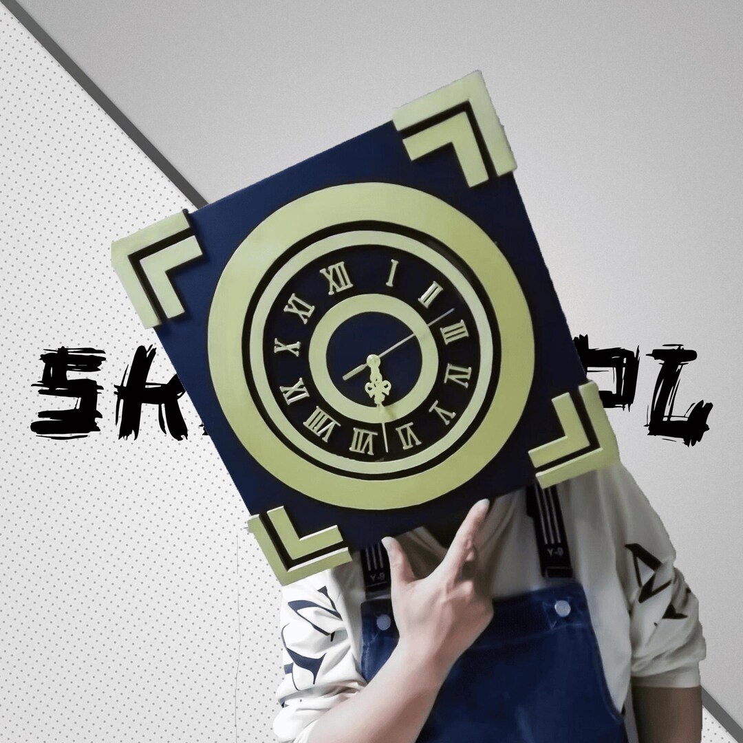 Mr. Clock Masks - Futuristic Masks - Robot Mask Helmet - Christmas ...