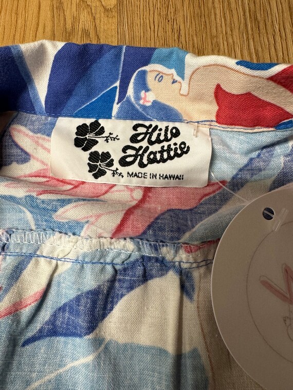 Vintage 70s 80s Hilo Hattie Hawaiian Tropical Flower … Gem