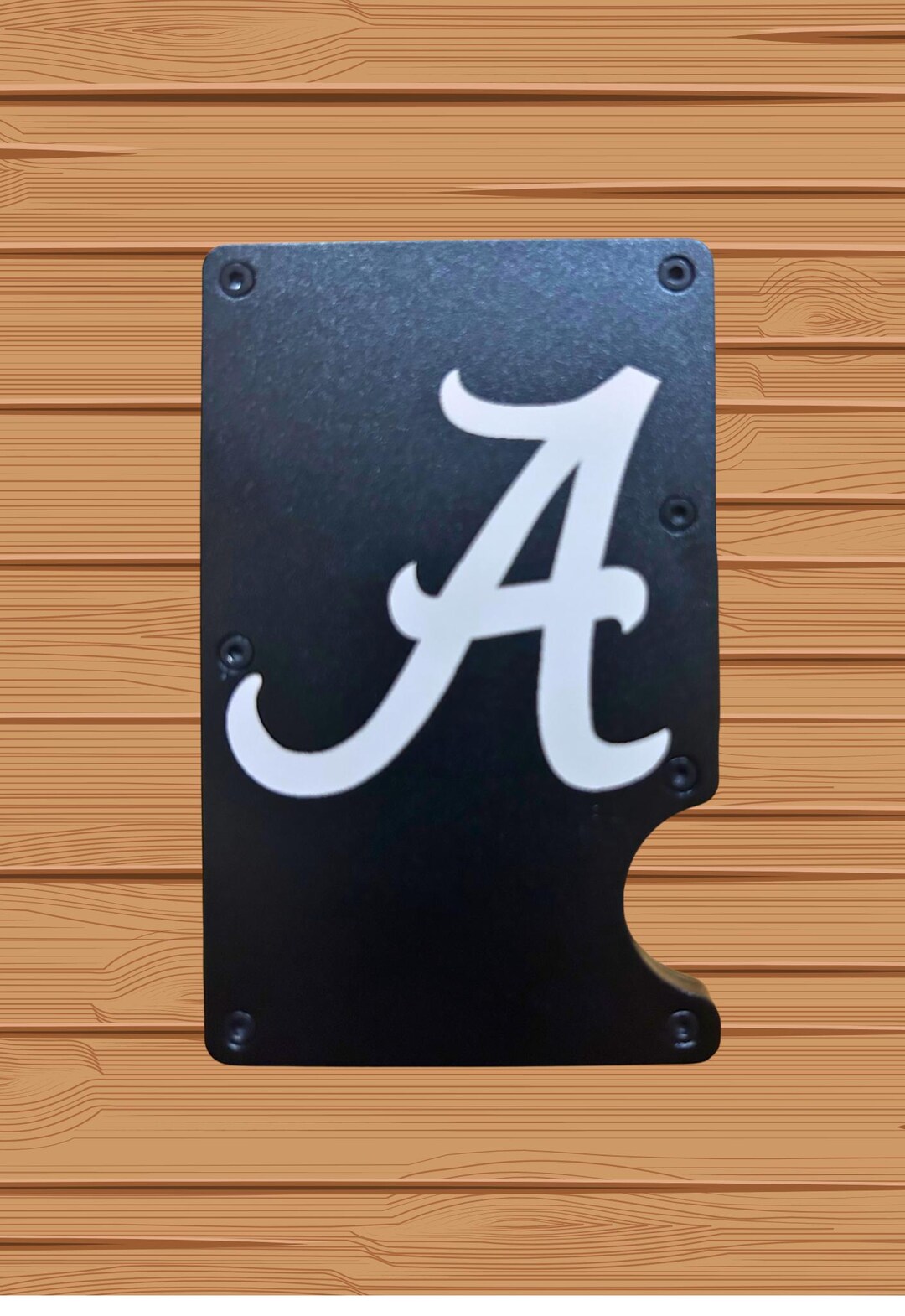 Alabama Crimson Tide Engraved Custom Metal Wallet, - Etsy