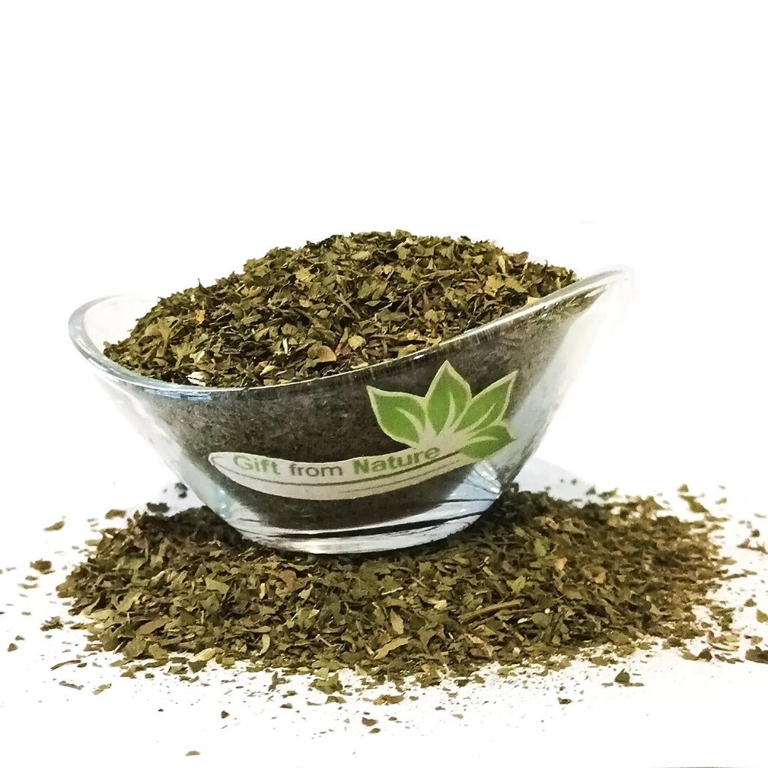 Thé naturel, feuille de persil, épice patrimoniale, Petroselinum ...
