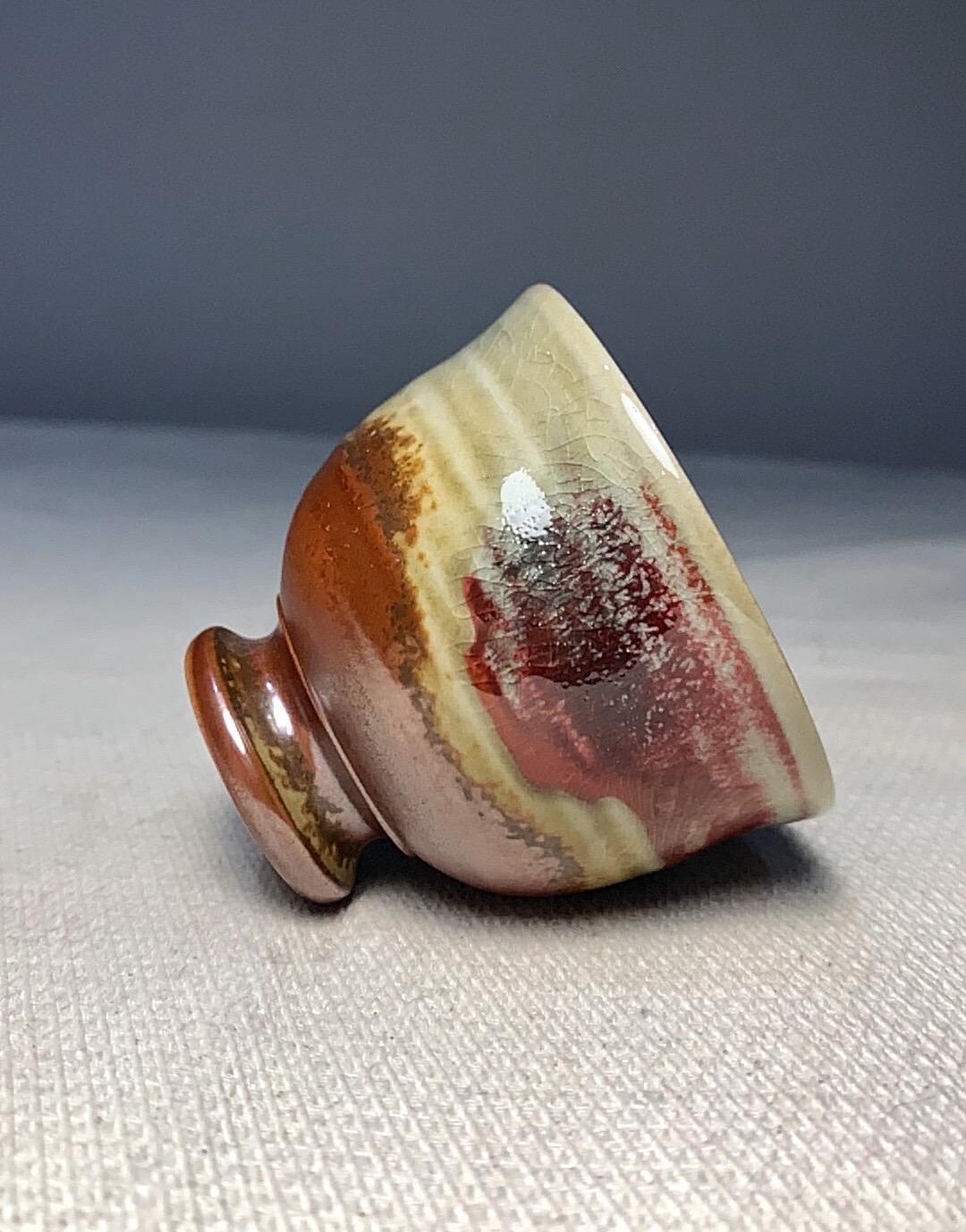 55ml - Studio Pottery Handmade Multi-color Kiln-transformed Glaze ...