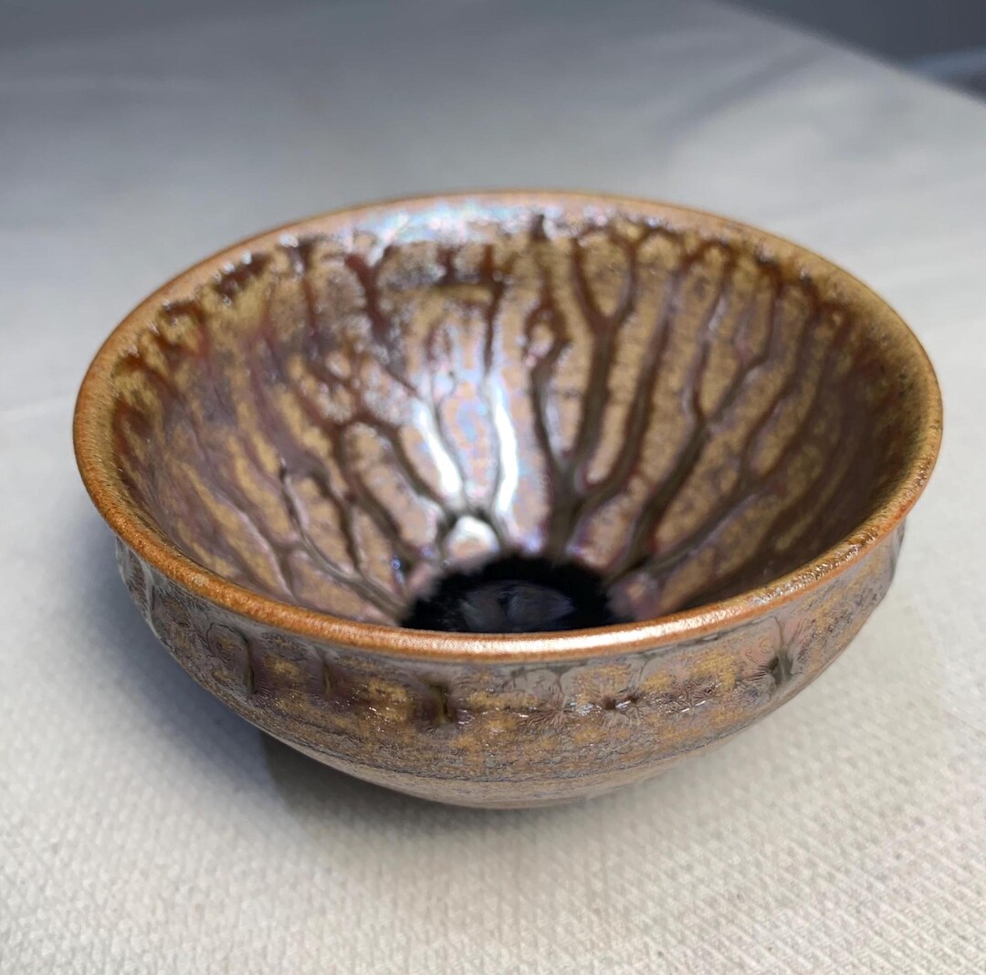Handmade Drippy Glaze Stoneware Cup - Studio Pottery Espresso Cup ...