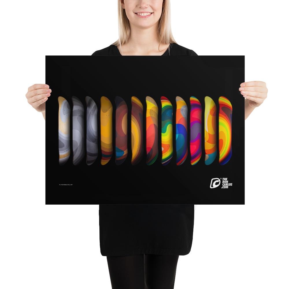 Til the Wheels Fall off Poster - Black - Etsy