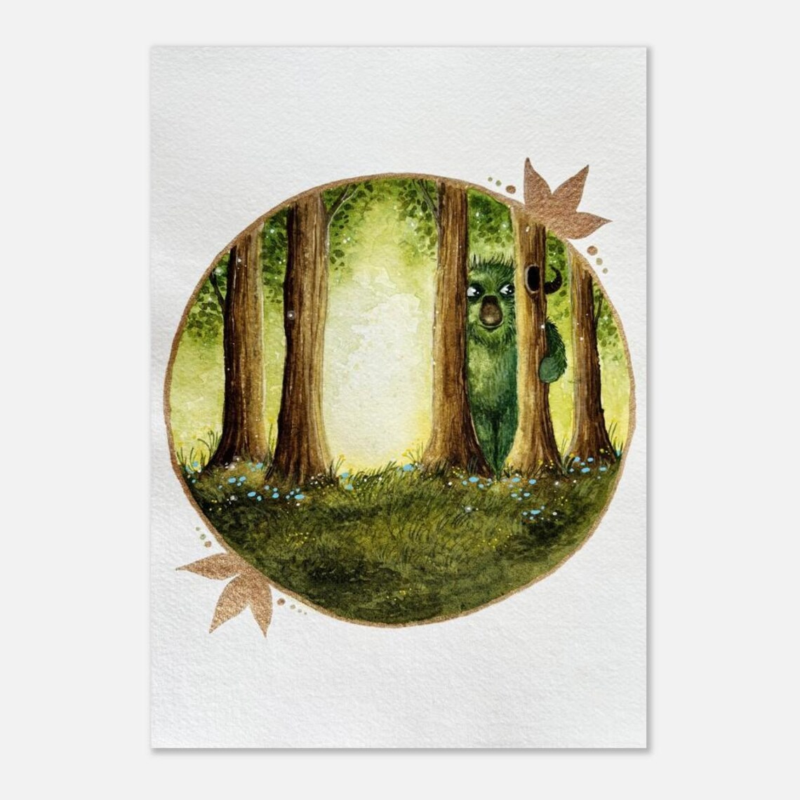 Hidden Troll Art Print - Etsy