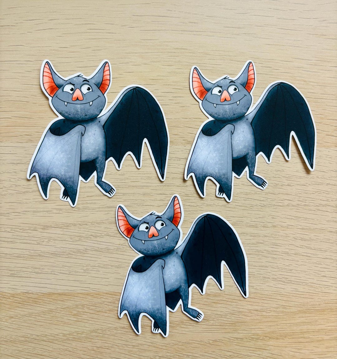 Spooky Bat Sticker, Halloween Sticker - Etsy