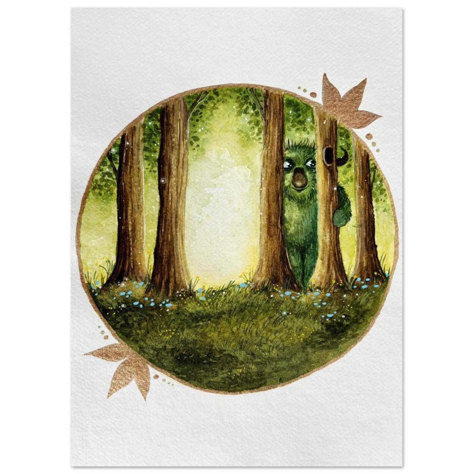Hidden Troll Art Print - Etsy
