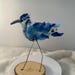 Bluebird, Fused Glass Suncatcher. Hand Cut Glass, Shards of Different ...