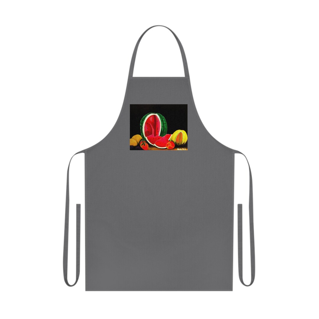 Fruit Art Kitchen Apron, Fruit Theme Kitchen Apron, Fruit Art Apron ...