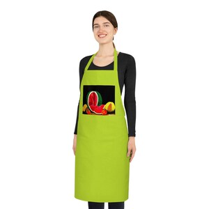 Fruit Art Kitchen Apron, Fruit Theme Kitchen Apron, Fruit Art Apron ...