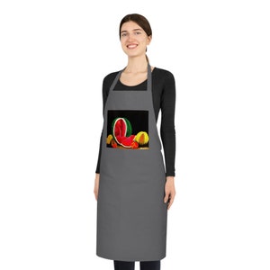 Fruit Art Kitchen Apron, Fruit Theme Kitchen Apron, Fruit Art Apron ...
