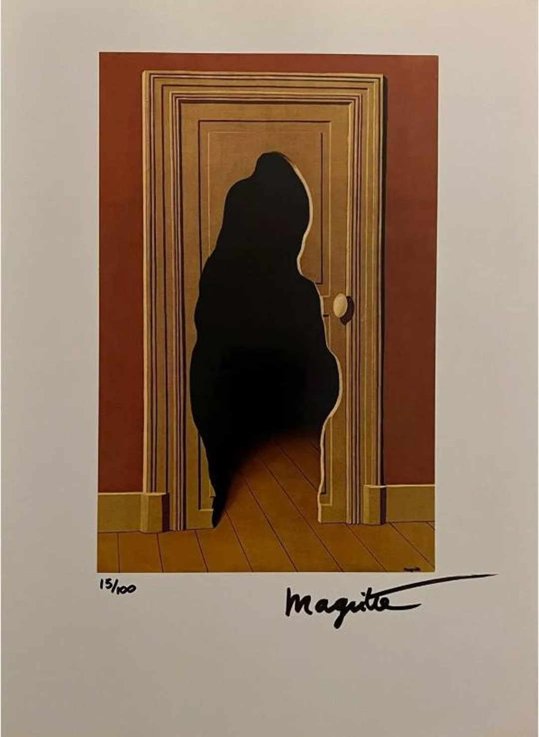 Rene Magritte - Unexpected Answer 15/100 - Hand Signed Original Print ...