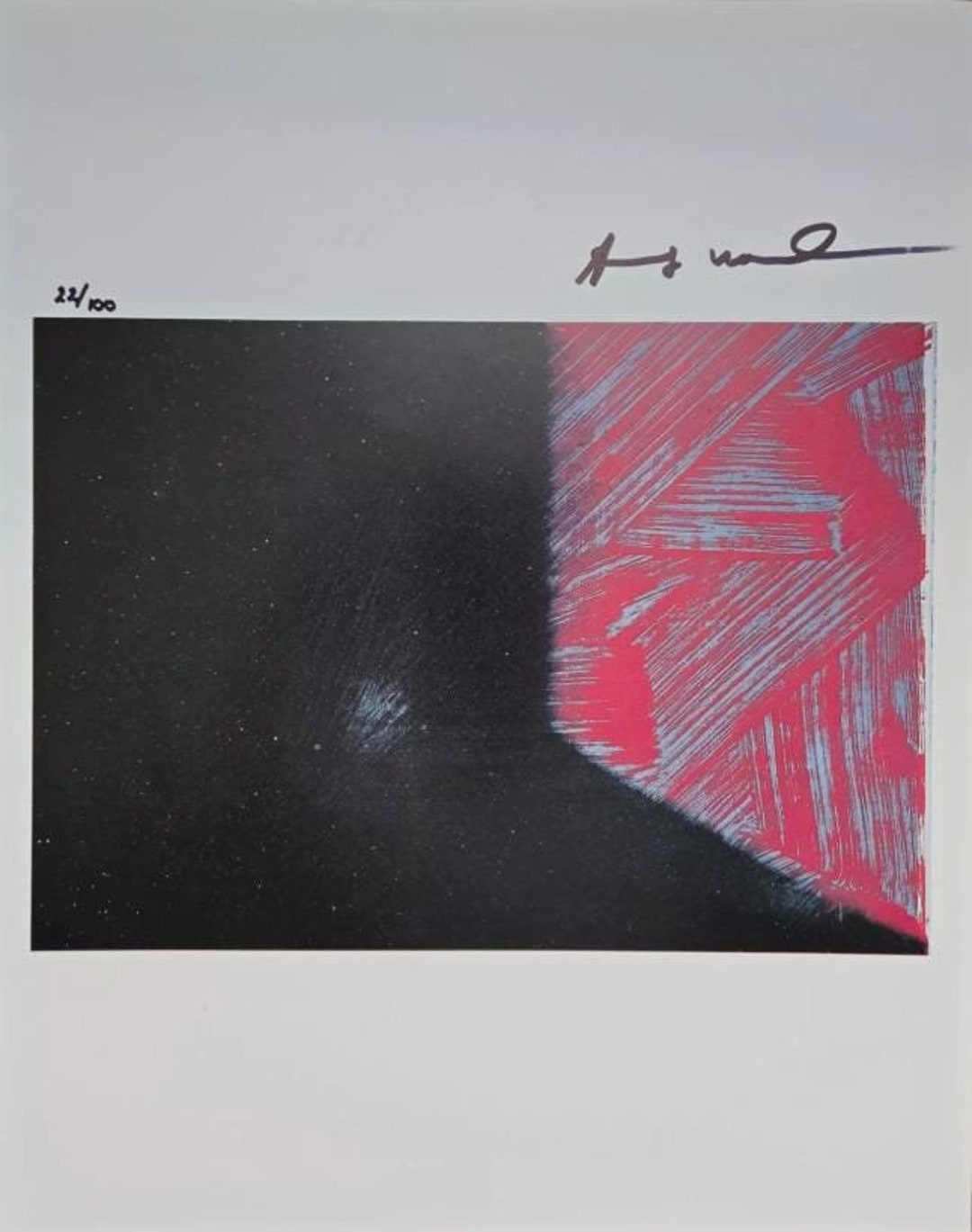 Andy Warhol - Shadows IV 22/100 - Hand Signed Original Print With COA ...