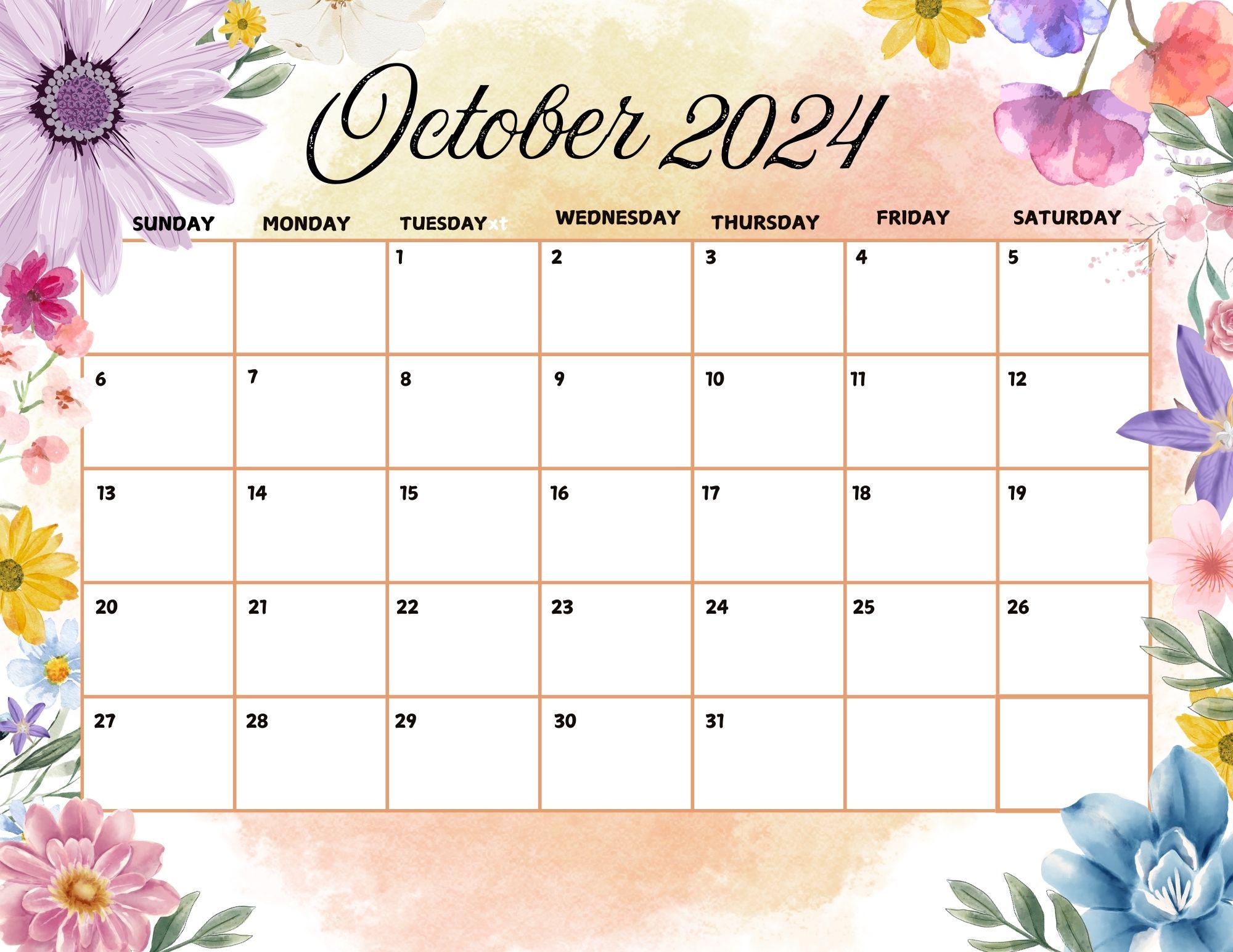 EDITABLE, Digital-printable October 2024 Planner - Etsy UK