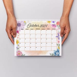 EDITABLE, Digital-printable October 2024 Planner - Etsy UK