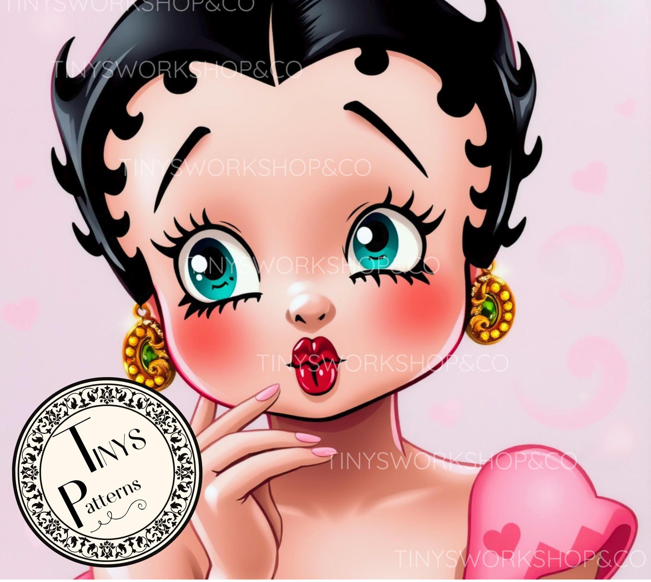Betty Boop Tumbler Wrap: Seamless Y2K Design (PNG) - Etsy