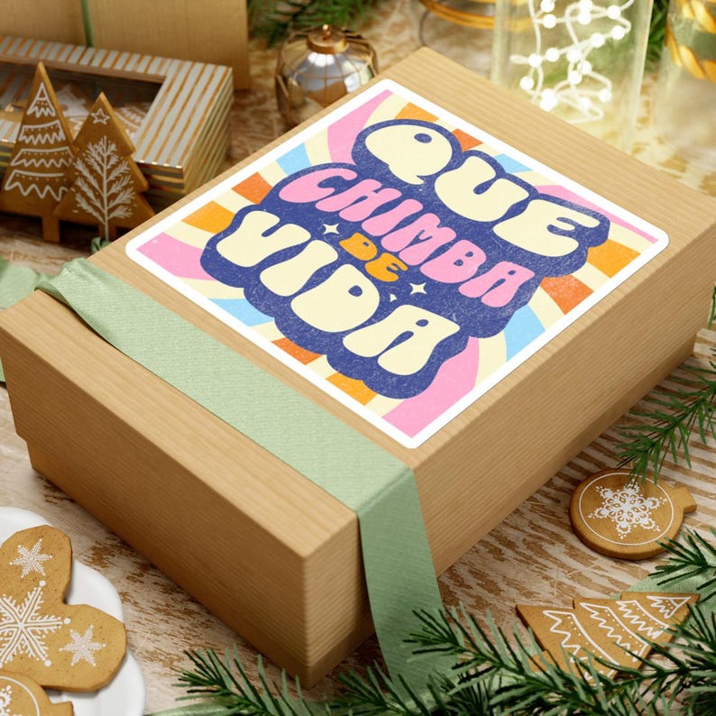 Que Chimba De Vida - Sticker - Etsy