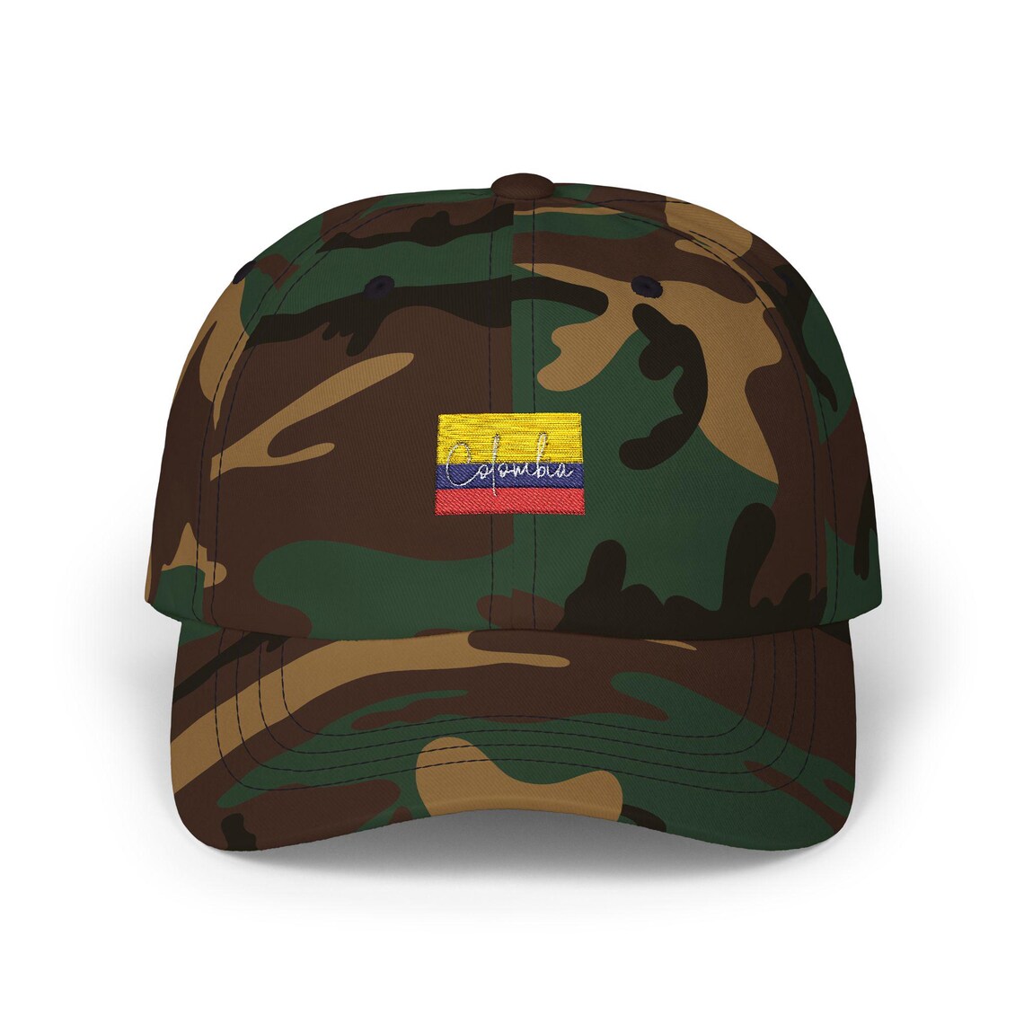 Colombian Flag Hat - Classic Dad Cap for Colombian Pride, Colombia ...