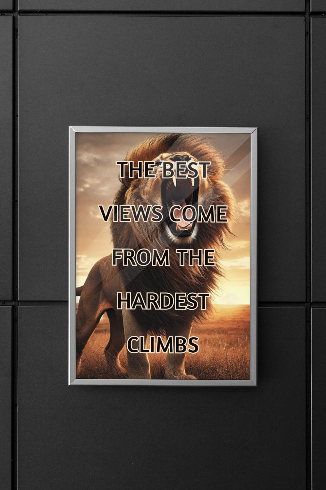 Motivation Poster, Lion, Success, Money, Discipline, Hard Work, Grind ...