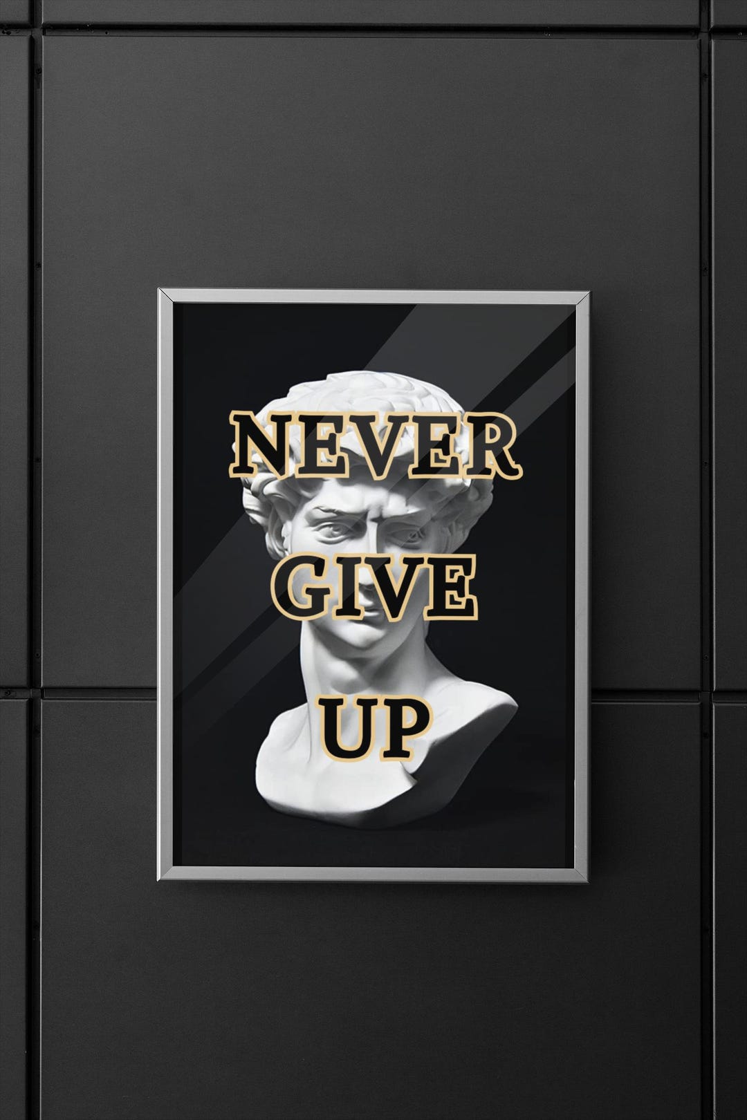 Motivation Poster, Greek Statue, Bedroom/office Art, Success, Money ...