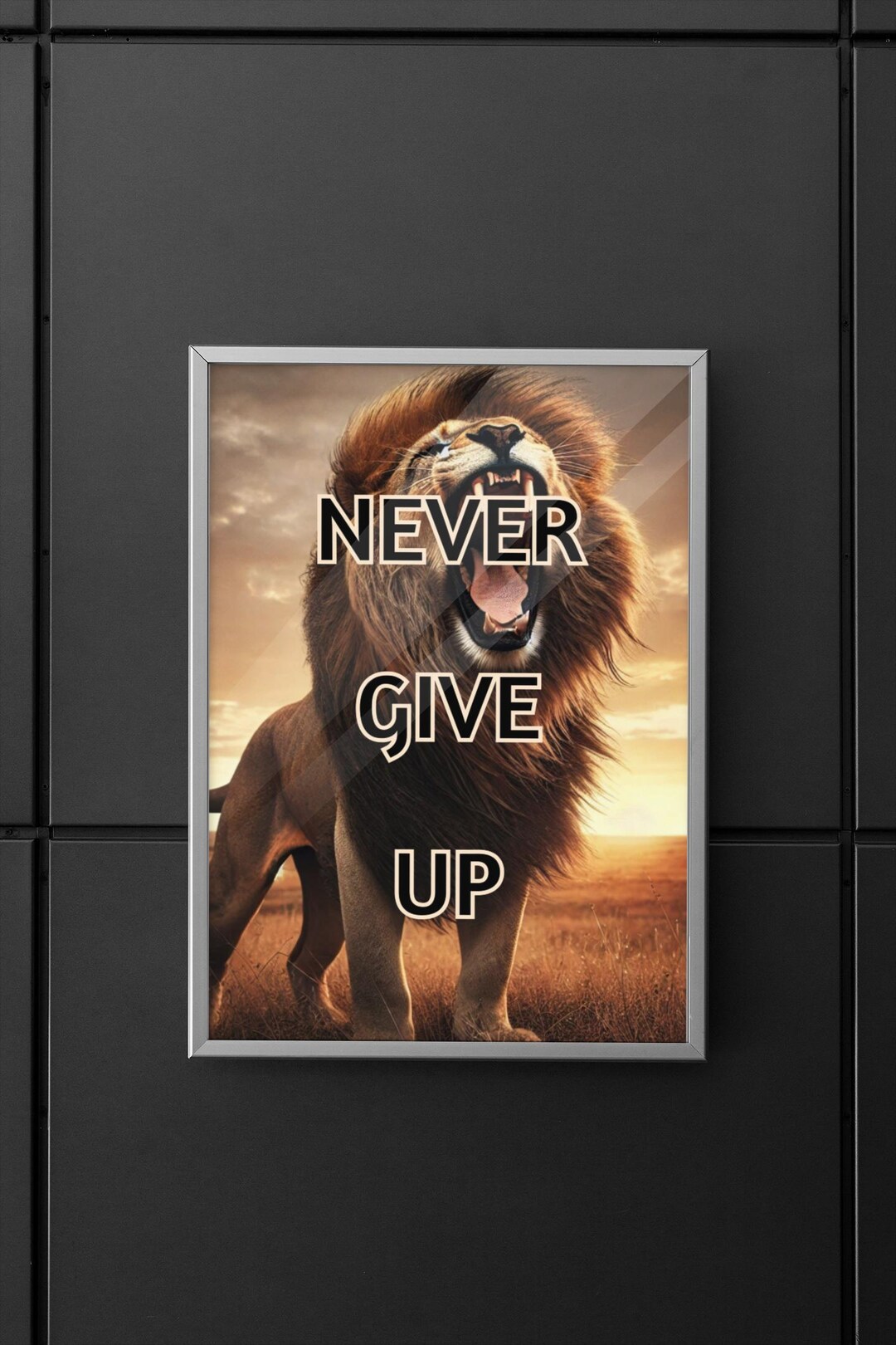 Motivation Poster, Lion, Success, Money, Discipline, Hard Work, Grind ...