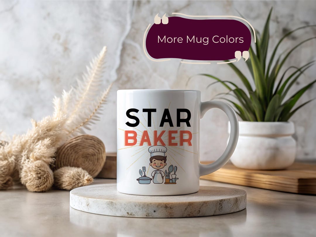 Star Baker Mug Great British Bake off Fan Bake off Mug Signature Bake ...