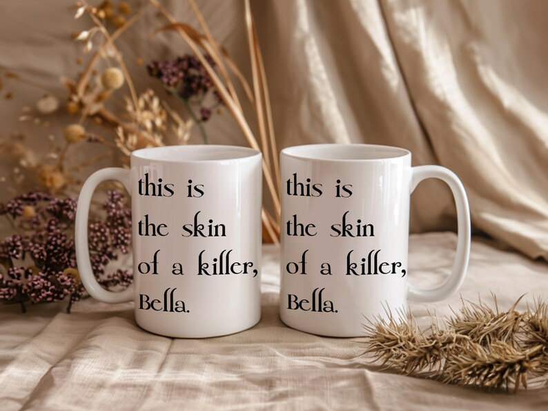 This is the Skin of a Killer Edward Mug Twilight Fan Gift Edward Cullen ...