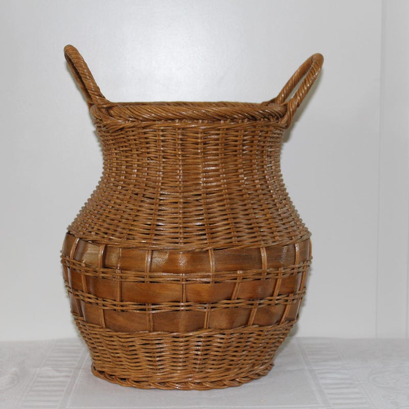Basket Vase - Etsy