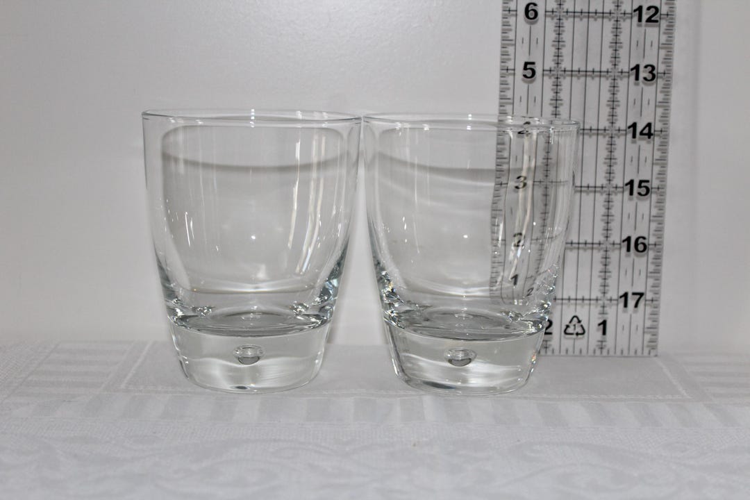 Bormioli Rocco Luna Double Old Fashioned Glasses, Set of 2, Circa 2006 ...