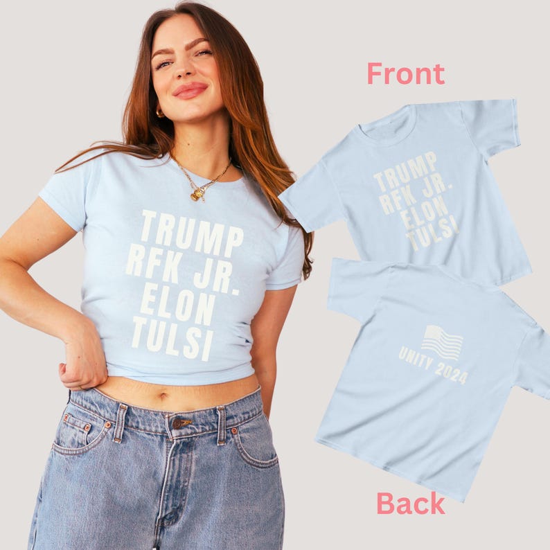 Unity Party 2024 MAGA Trump RFK Jr Womens Trump Elon Musk Tulsi ...