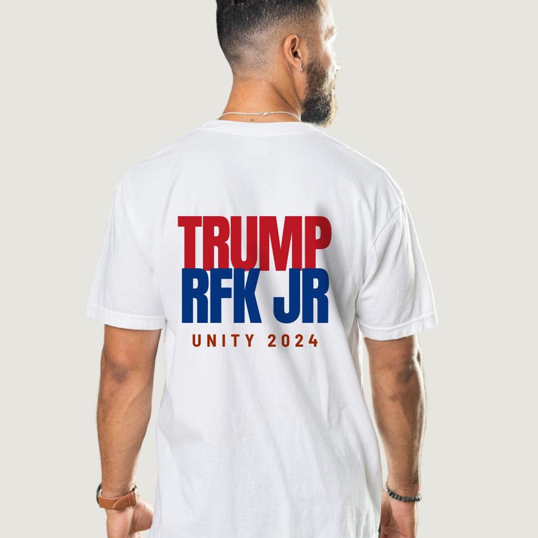 Trump RFK Jr Unity 2024 White Tee Shirt Conservative Political Shirt ...