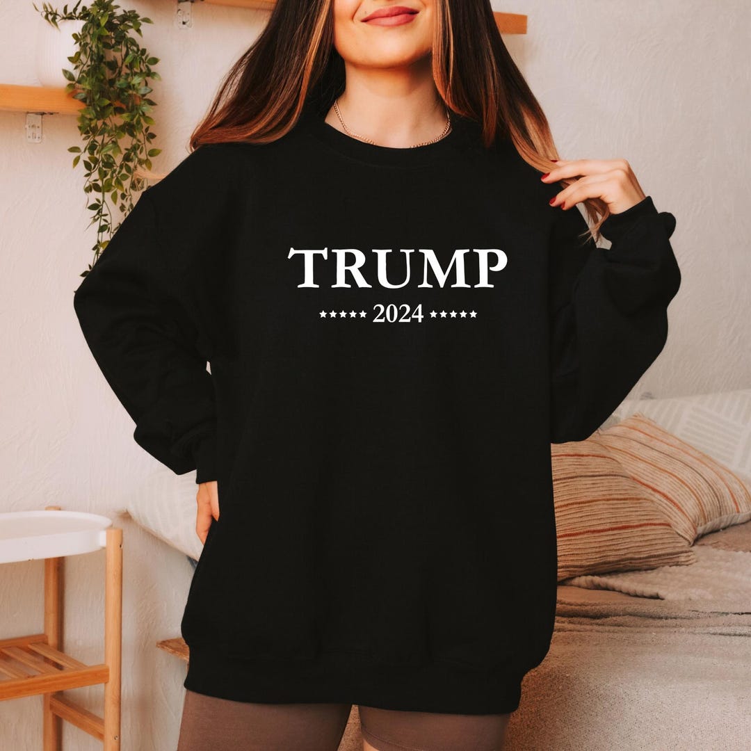 Trump 2024 Election Black Gen Z Republican Sweatshirt - Etsy