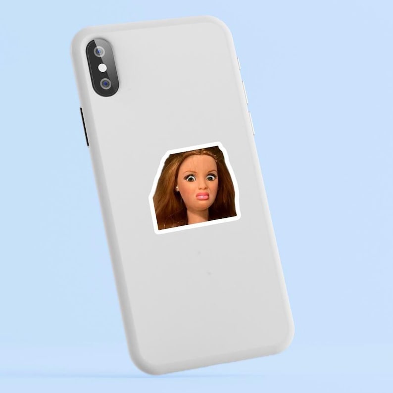 Barbie Disgusted Meme Die-cut Vinyl Sticker: Funny Laptop Watterbottle ...