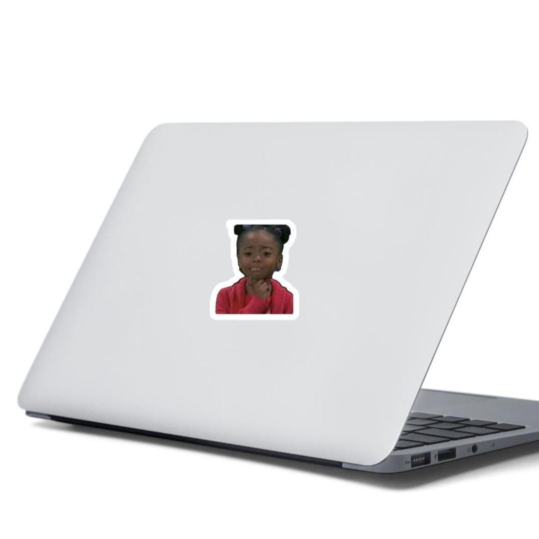 Zuri Funny Meme Sticker: Vibrant Laptop, Journal, and Water Bottle ...