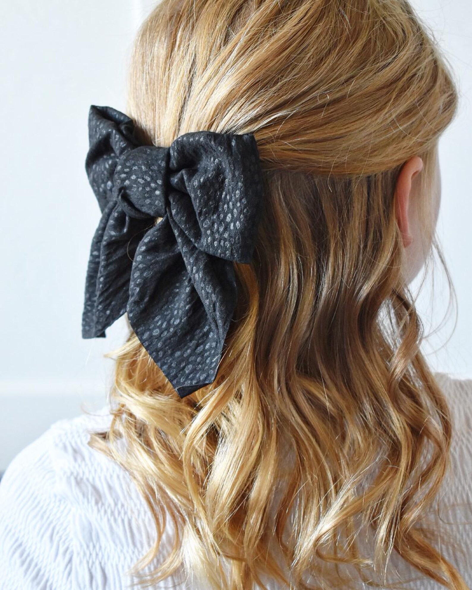 Girls Hair Bow, Large Hair Bow, Girls Hair Accessories, Hair Bow, Hand ...