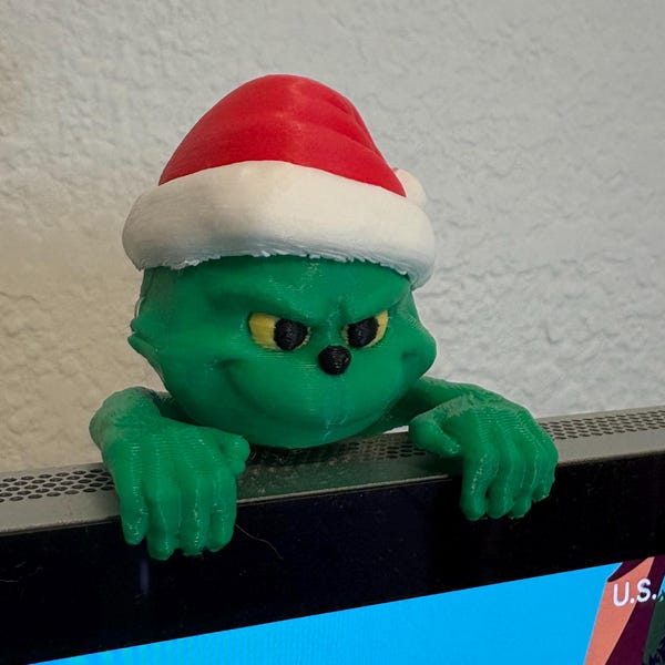 Grinch Computer Monitor - Etsy