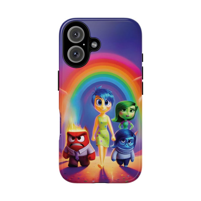 Inside Out Joy & Emotions Phone Case for iPhone 16, 15, 14, 13, 12, 11 ...