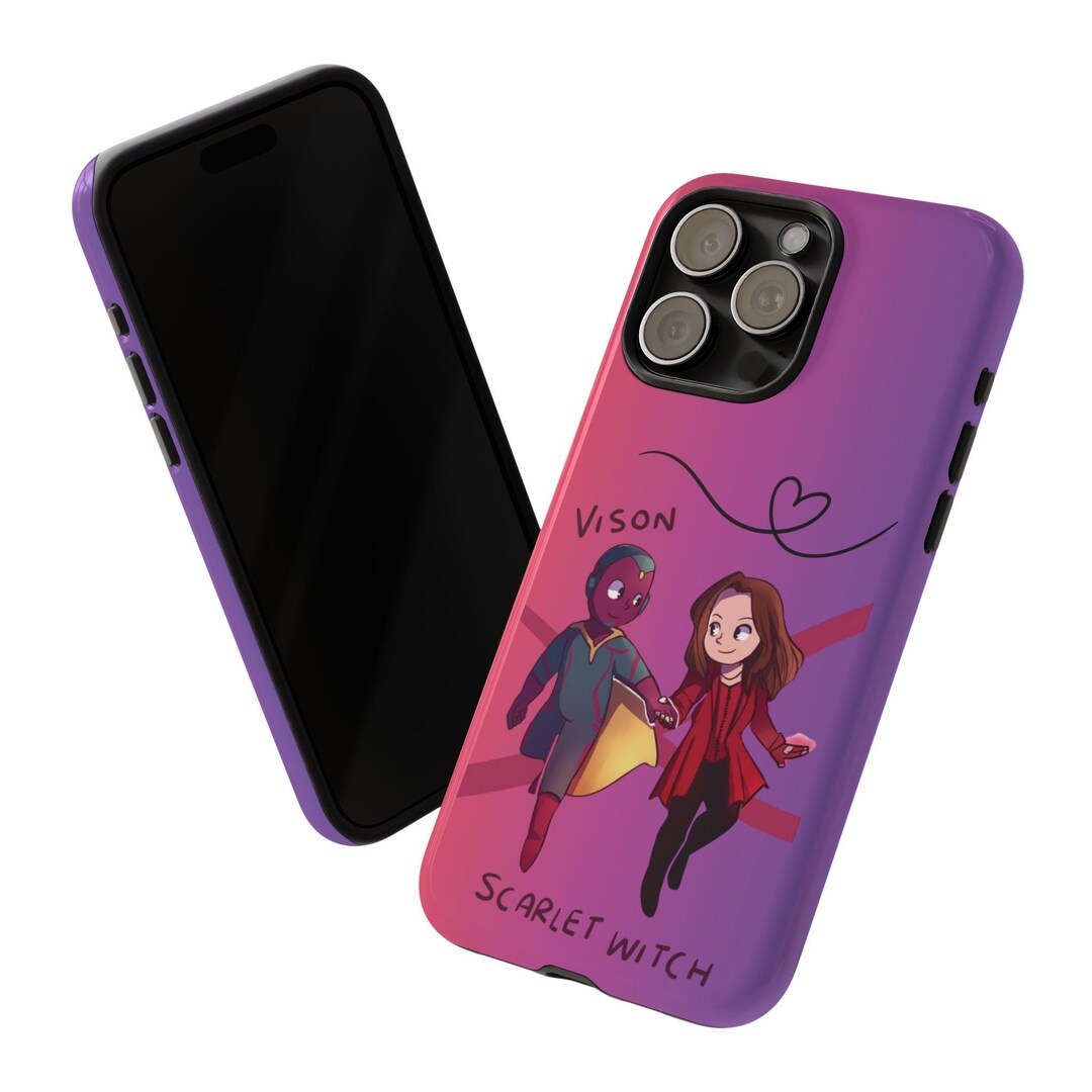 Scarlet Witch, Wanda Vision Tough Phone Case, Cute Couples Phone Cover ...