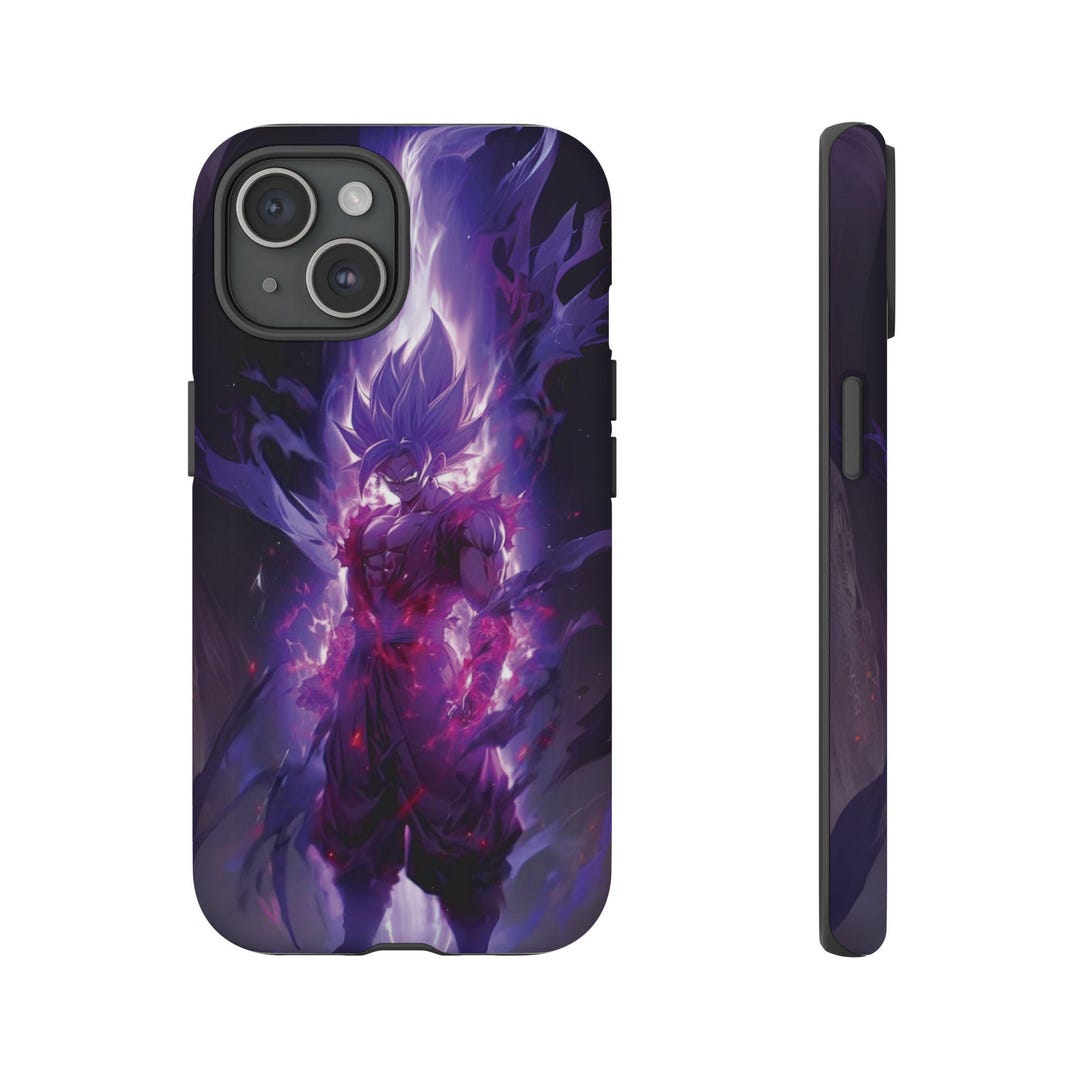 Dragon Ball Goku Ultra Instinct Anime Phone Case for iPhone 16, 15, 14 ...