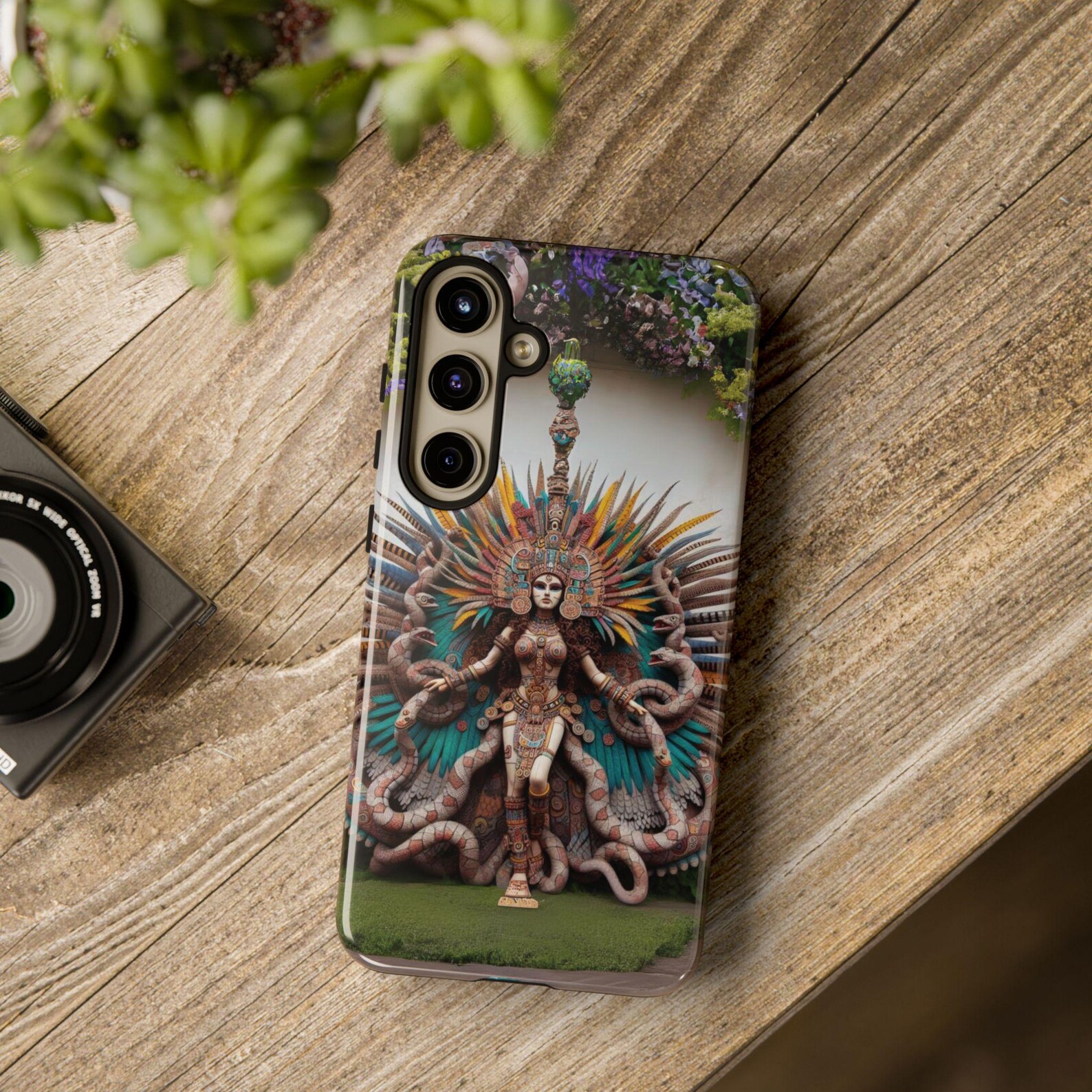 Medusa, Aztec Warrior Goddess Tough Case for Iphone, Samsung & Google ...