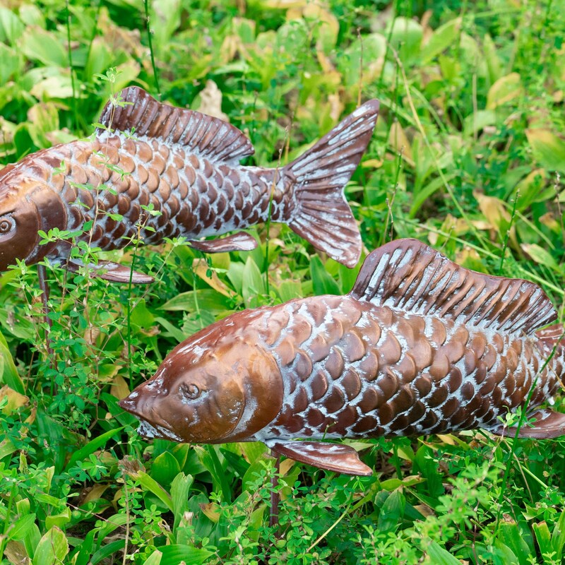 Metal Fish Sculpture - Etsy