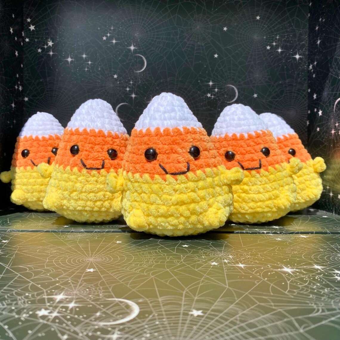 Crochet Candy Corn Plush - Etsy