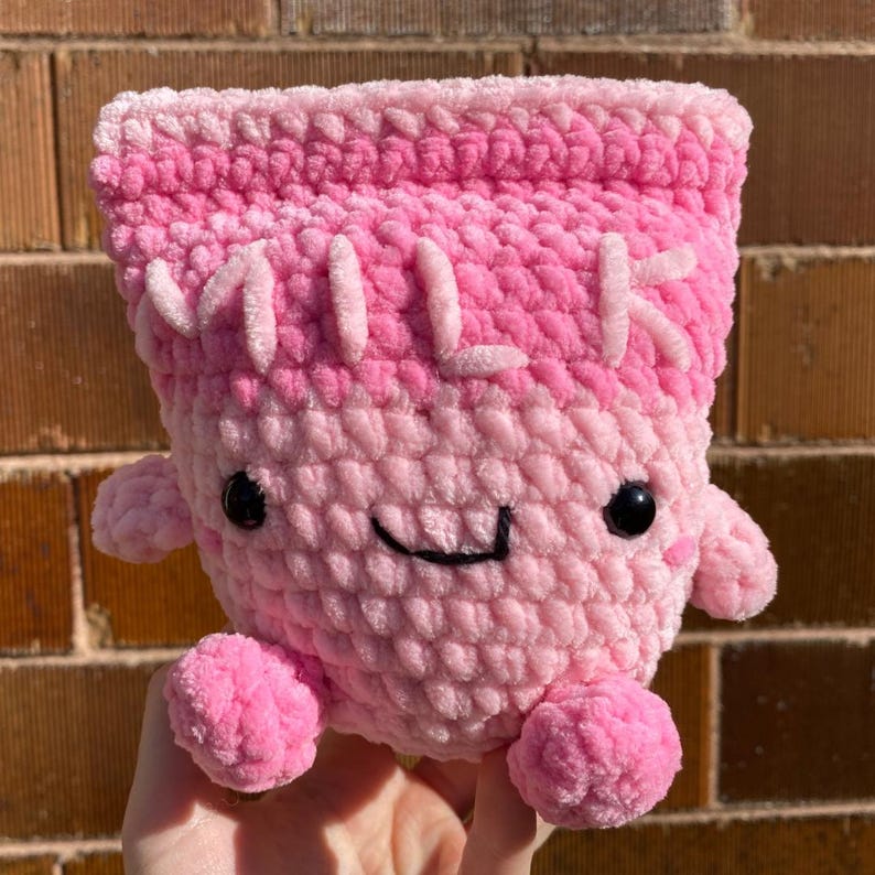 Crochet Milk and Cookie Plush Set - Etsy