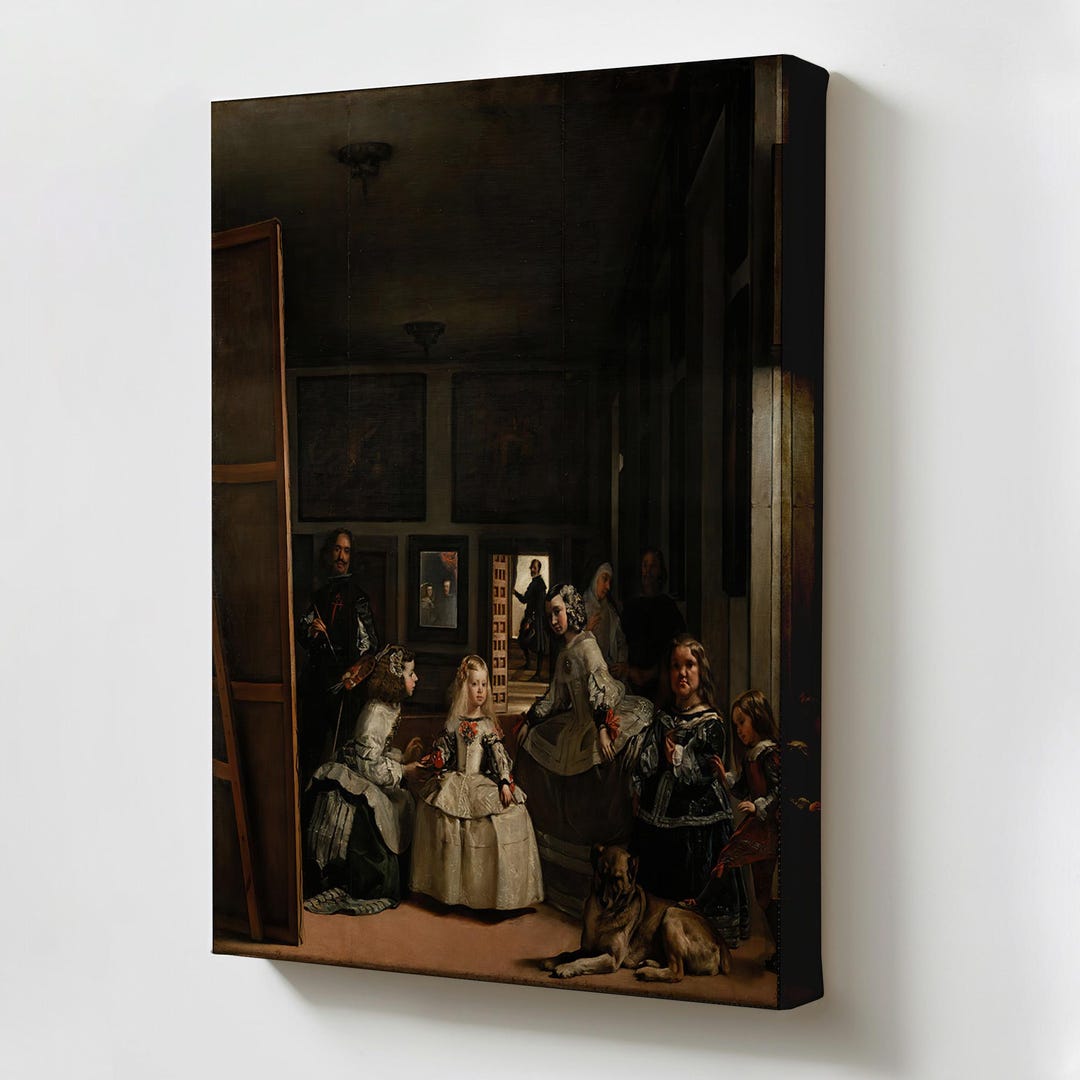 Diego Velázquez - Las Meninas, Modern Canvas Wall Decor, Home Decor ...