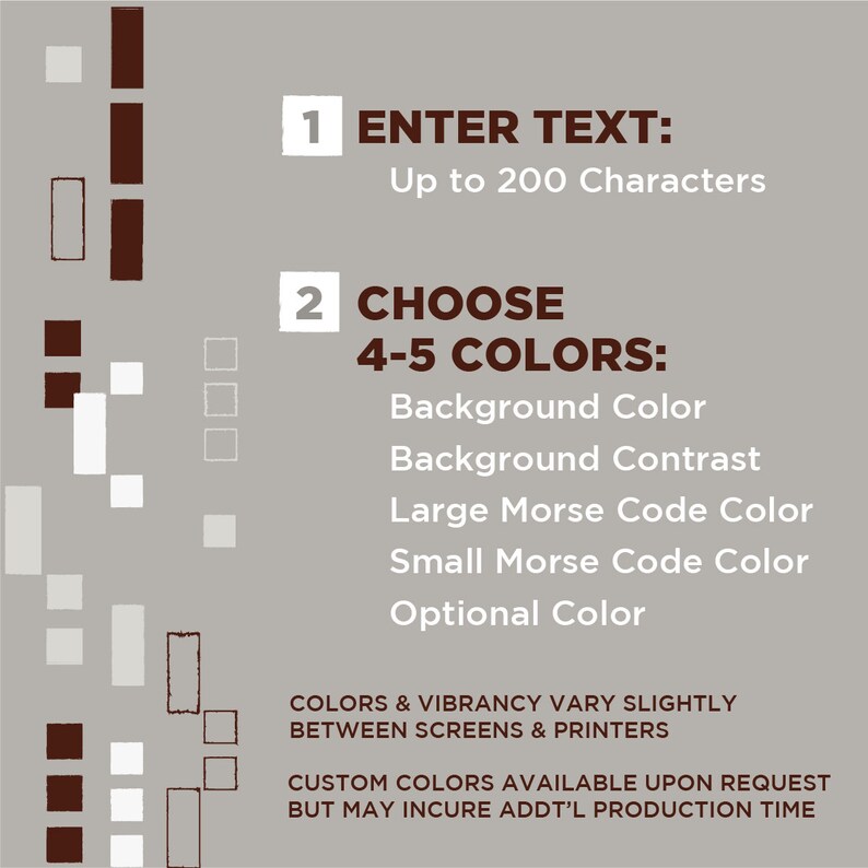 Custom Morse Code Wall Art Personalized Gift Baby & Kids Gift ...